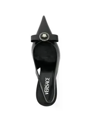 Versace 85mm Ribbon Pumps