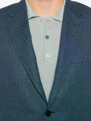 Canali Buttoned Blazer - Blue