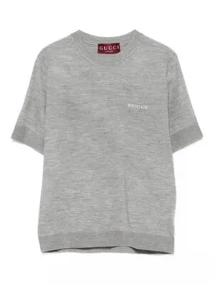 Gucci Logo-embroidered Short-sleeve T-shirt