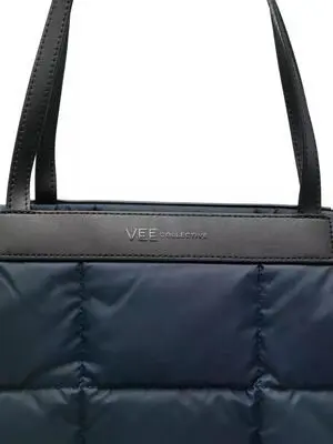 VEECOLLECTIVE Quilted-design Tote Bag - Blue