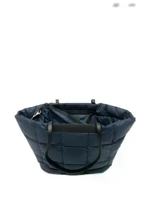 VEECOLLECTIVE Quilted-design Tote Bag - Blue