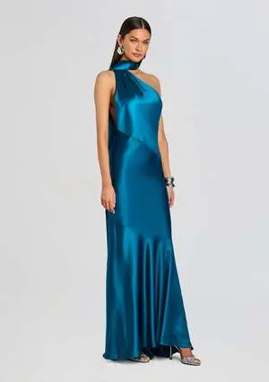 Retrofete Kelsa Maxi Dress - Teal