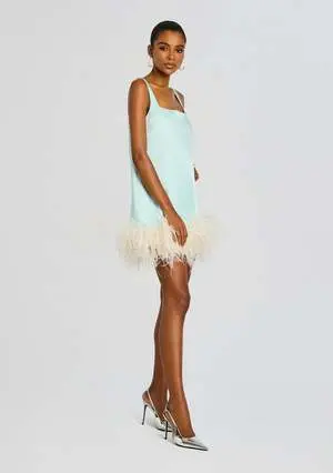 Retrofete Ragna Feather Dress - Seychelles