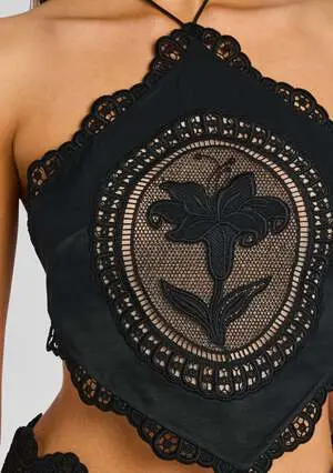 Retrofete Summer Top - Black
