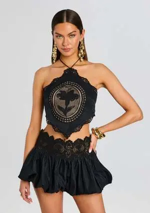 Retrofete Summer Top - Black