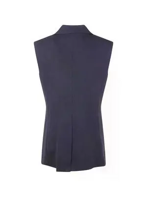 Liviana Conti Logan Button Front Gilet