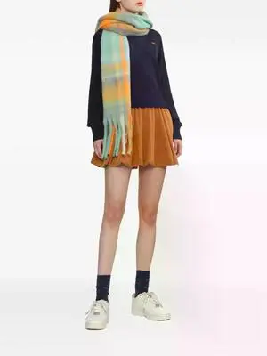 A BATHING APE Cable Knit Patch Sweater - Blue