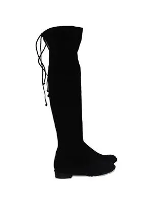 STUART WEITZMAN Drawstring-detail Boots - Black
