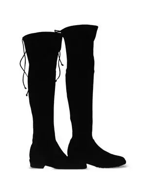 STUART WEITZMAN Drawstring-detail Boots - Black