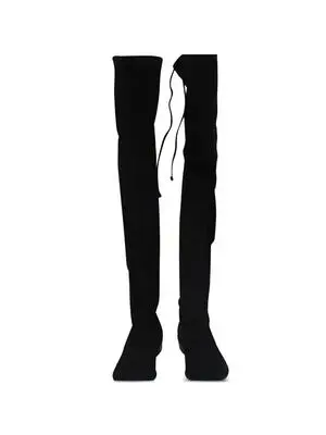 STUART WEITZMAN Drawstring-detail Boots - Black