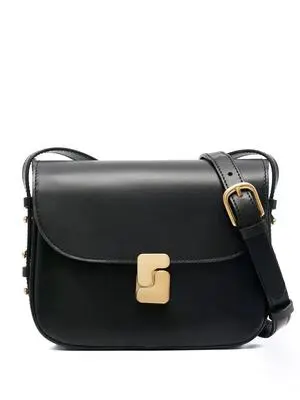 Soeur Leather Shoulder Bag