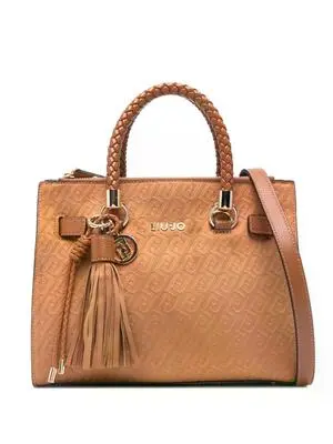 Liu Jo Small Braided-handle Tote Bag - Brown