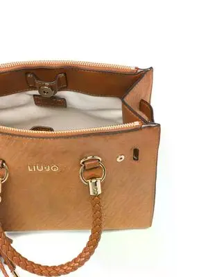 Liu Jo Small Braided-handle Tote Bag - Brown