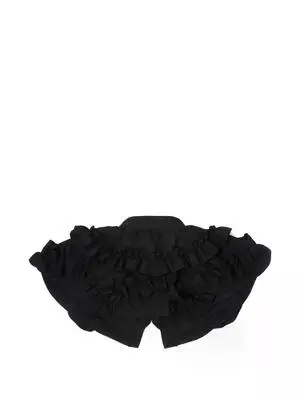 Comme Des Garçons Ruffled Bow Scarf