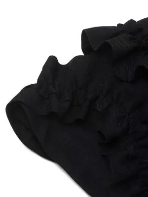 Comme Des Garçons Ruffled Bow Scarf