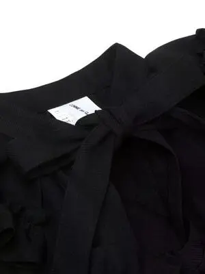 Comme Des Garçons Ruffled Bow Scarf