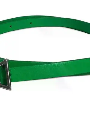 Bottega Veneta Triangle Buckle Leather Belt