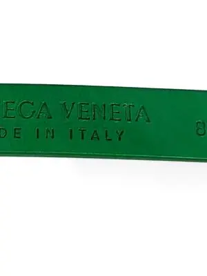 Bottega Veneta Triangle Buckle Leather Belt