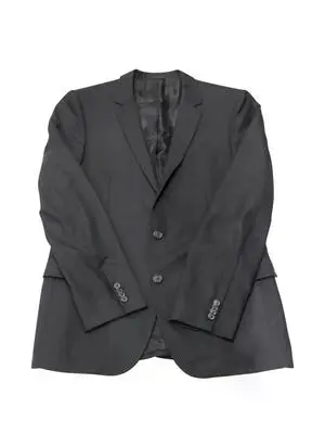 BOSS Single-breasted Wool Blazer - Black