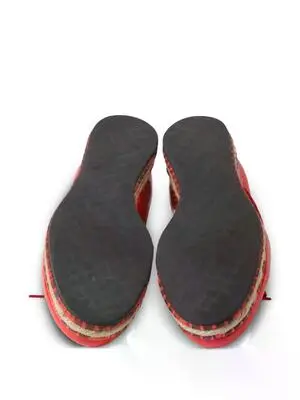 Bottega Veneta Patent Leather Espadrille Flats
