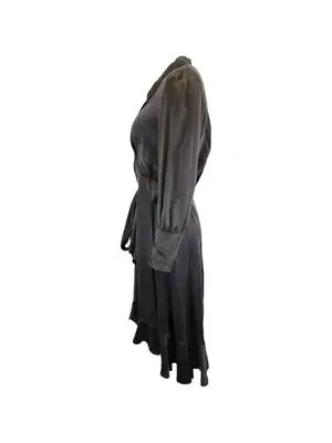 Zimmermann Asymmetrical-hem Midi Dress