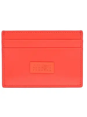 MAISON MARGIELA Card Holder With Logo - Orange