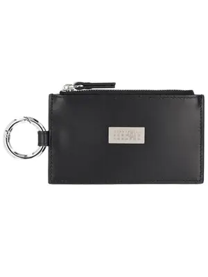 MAISON MARGIELA Zippered Card Holder - Black
