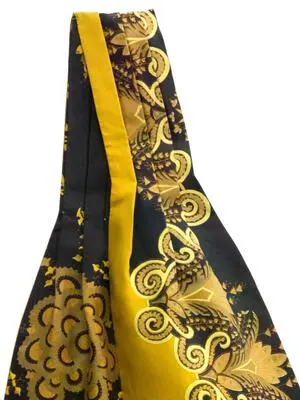 Hermès 1970s Floral-print Silk Scarf