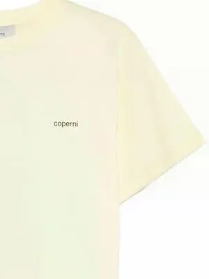 Coperni Logo-detail T-shirt - Yellow