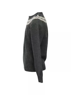 JIL SANDER Patterned Crewneck Sweater