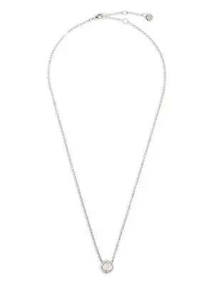 Fendi Pearl Pendant Necklace - Silver
