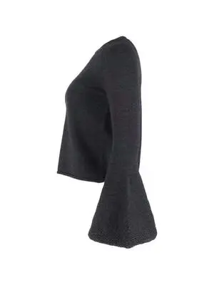 Co Flared-sleeves Wool Sweater
