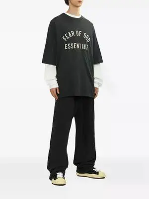 Fear Of God Logo T-shirt - Black
