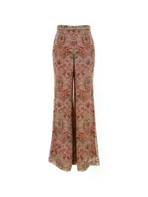Zimmermann Printed Wide-leg Trousers