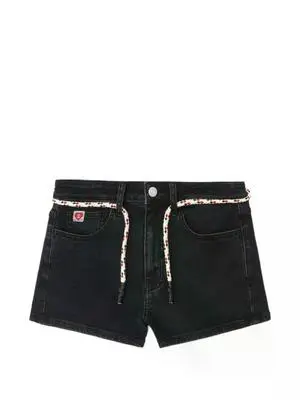 A BATHING APE Rope-belt Shorts - Black