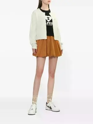A BATHING APE Heart Logo-print Top - Black