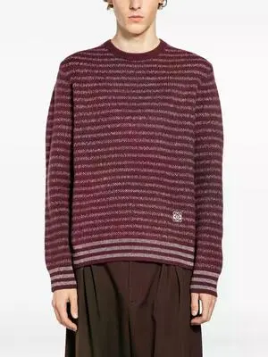 Loewe Striped Crew-neck Sweater