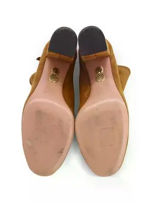 AQUAZZURA Suede Side-zip Ankle Boots