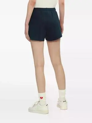 A BATHING APE Embroidered Drawstring Shorts - Blue