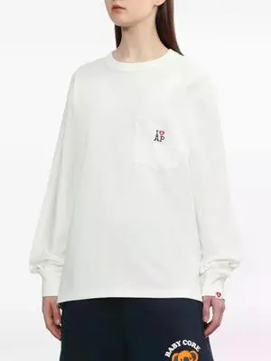 A BATHING APE Pocket Graphic T-shirt - Neutrals
