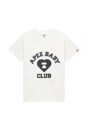 A BATHING APE Graphic Print T-shirt - Neutrals