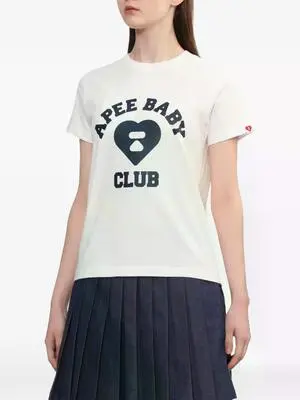 A BATHING APE Graphic Print T-shirt - Neutrals