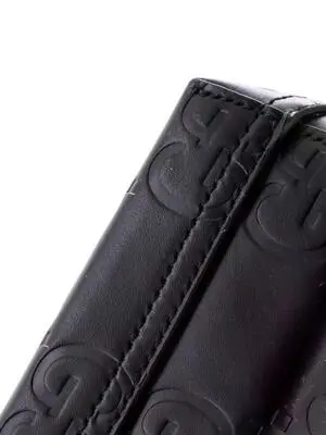 Gucci Vertical Gg Embossed Leather Mini Tote Bag