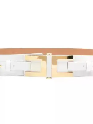 Elisabetta Franchi Logo Buckle Belt