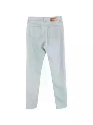 Escada Straight-leg Cotton Trousers - Grey