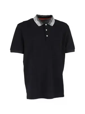 Missoni Printed-collar Polo Shirt