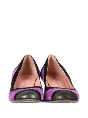 Marc Jacobs Round-toe Corduroy Pumps
