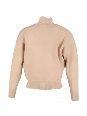Sandro Embroidered Half-zip Sweater