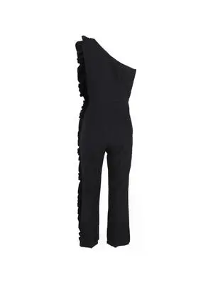 MSGM One-shoulder Ruffle Jumpsuit