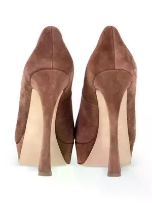 Miu Miu Platform Suede Pumps